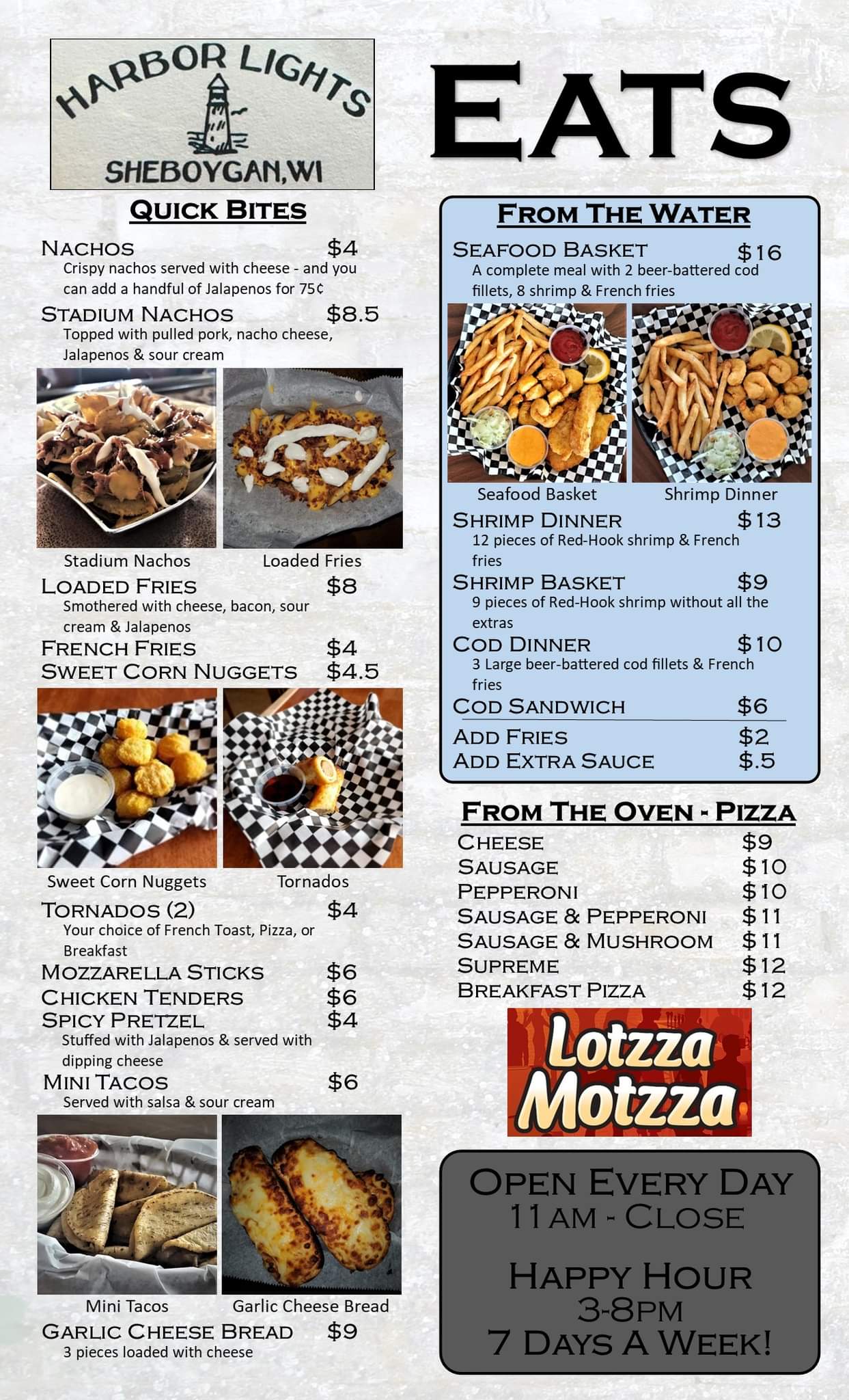 Harbor Lights, Bar Restaurant Sheboygan